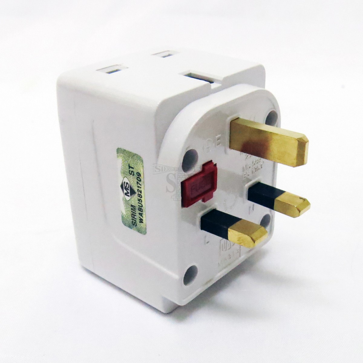 UMS MA313 13Amp 3 Way Adaptors (White)