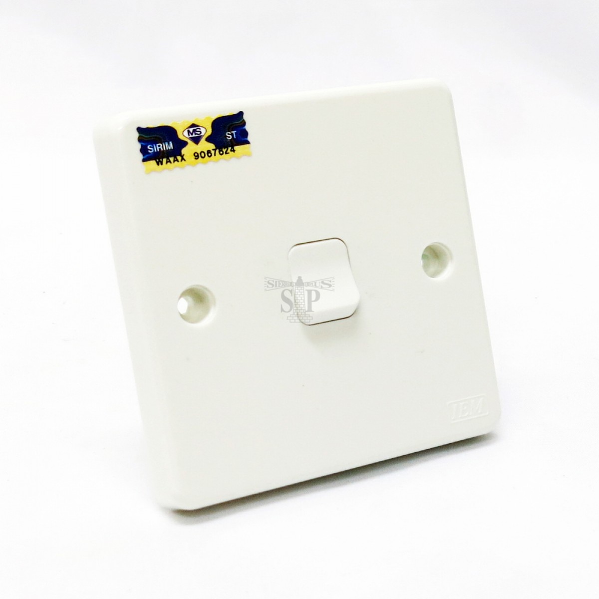 IEM 10Amp 1 Gang Switch [SIRIM] (White)