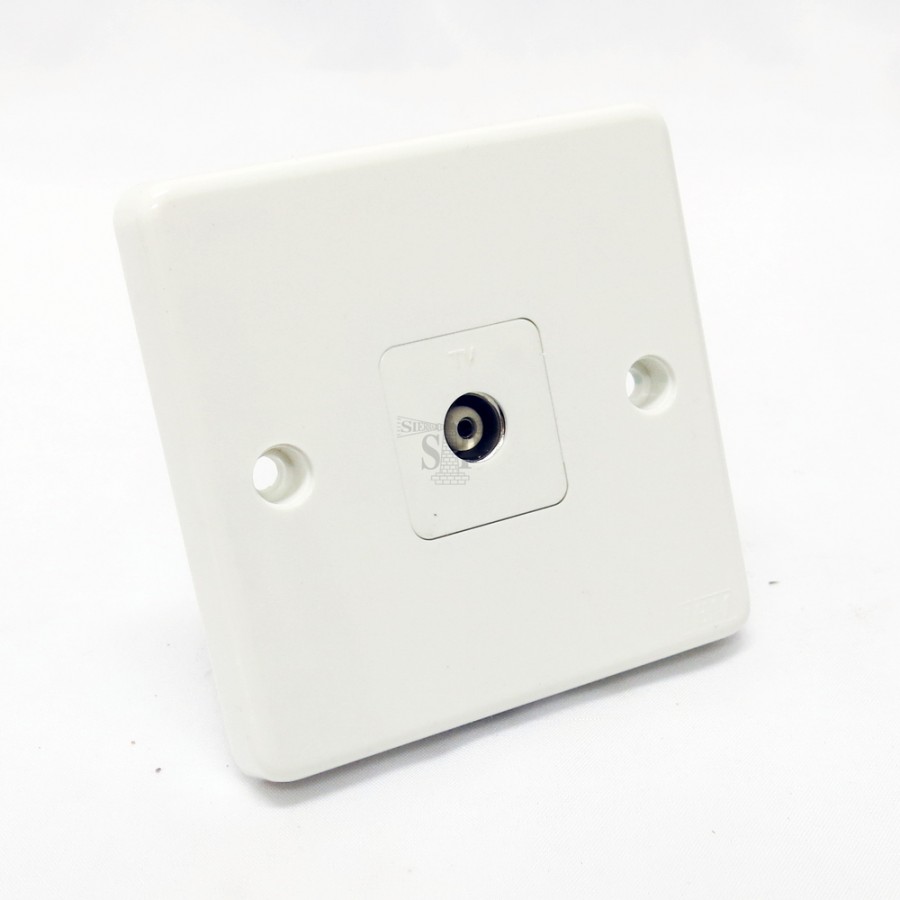 IEM 10Amp TV Socket (White)