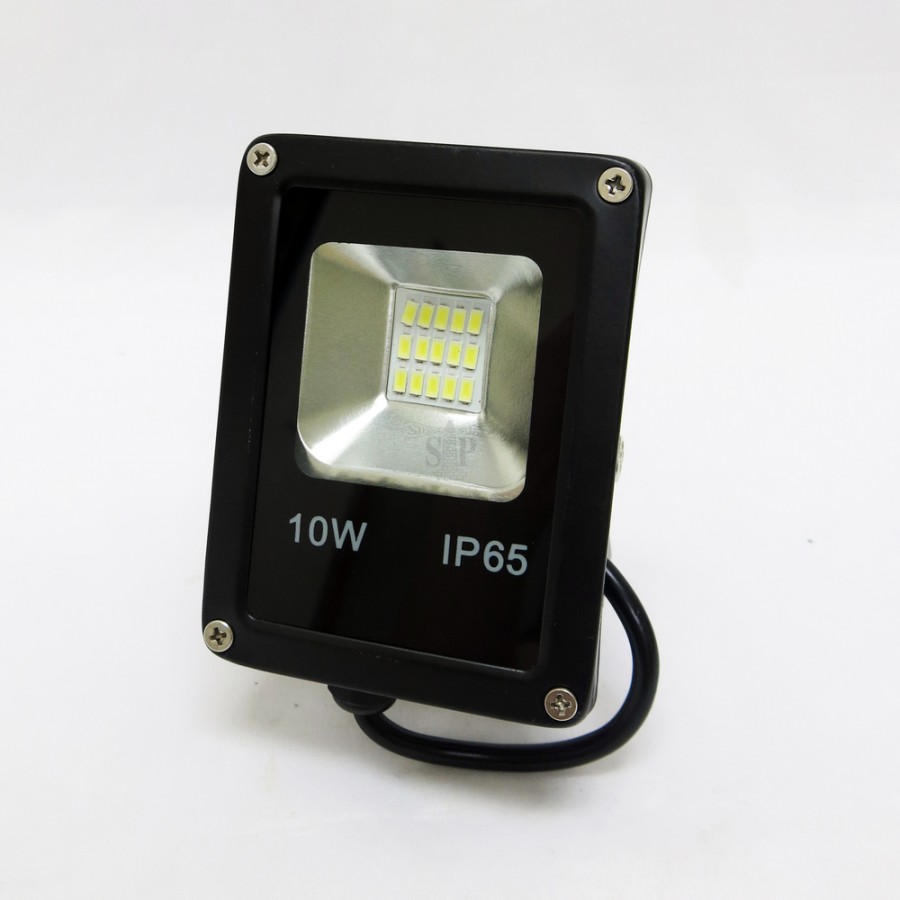 E-TEN 10W SMD LED Flood Light (Black)