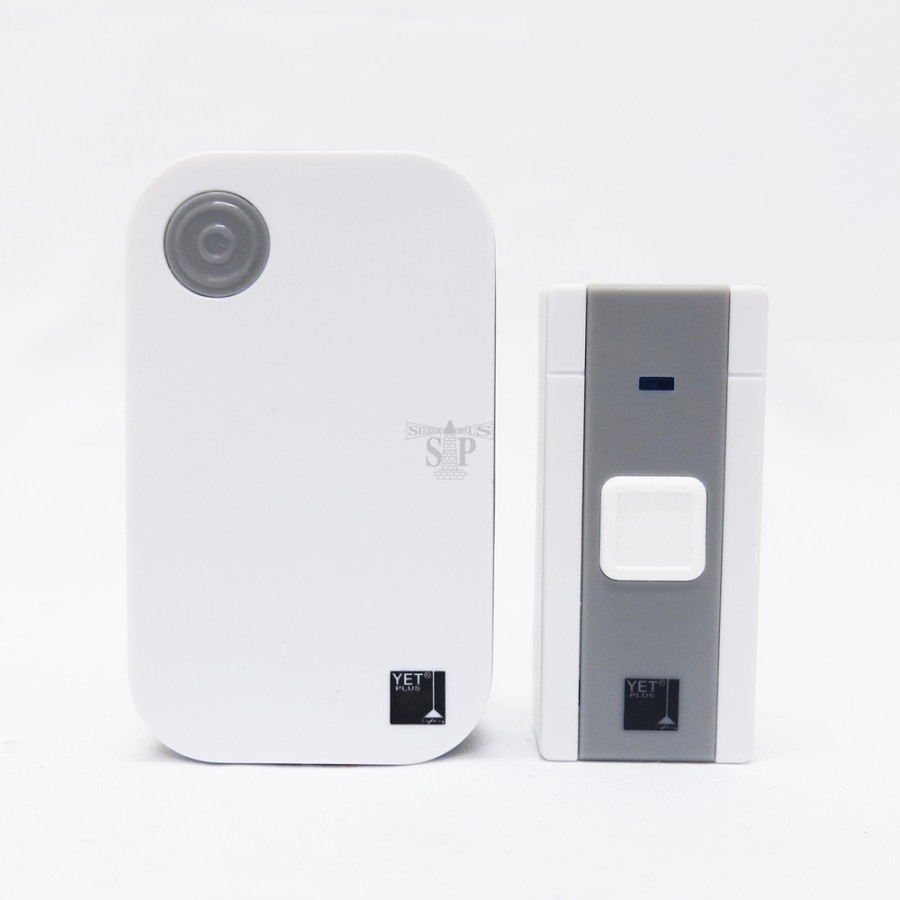 YETPLUS A300 Wireless Digital Door Chime/Door Bell [Plug-In Type] (White)