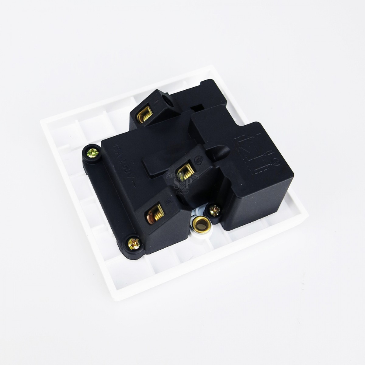 GOLD LUX 13Amp 1 Gang Universal Switch Socket c/w Neon And 2 USB Port ...