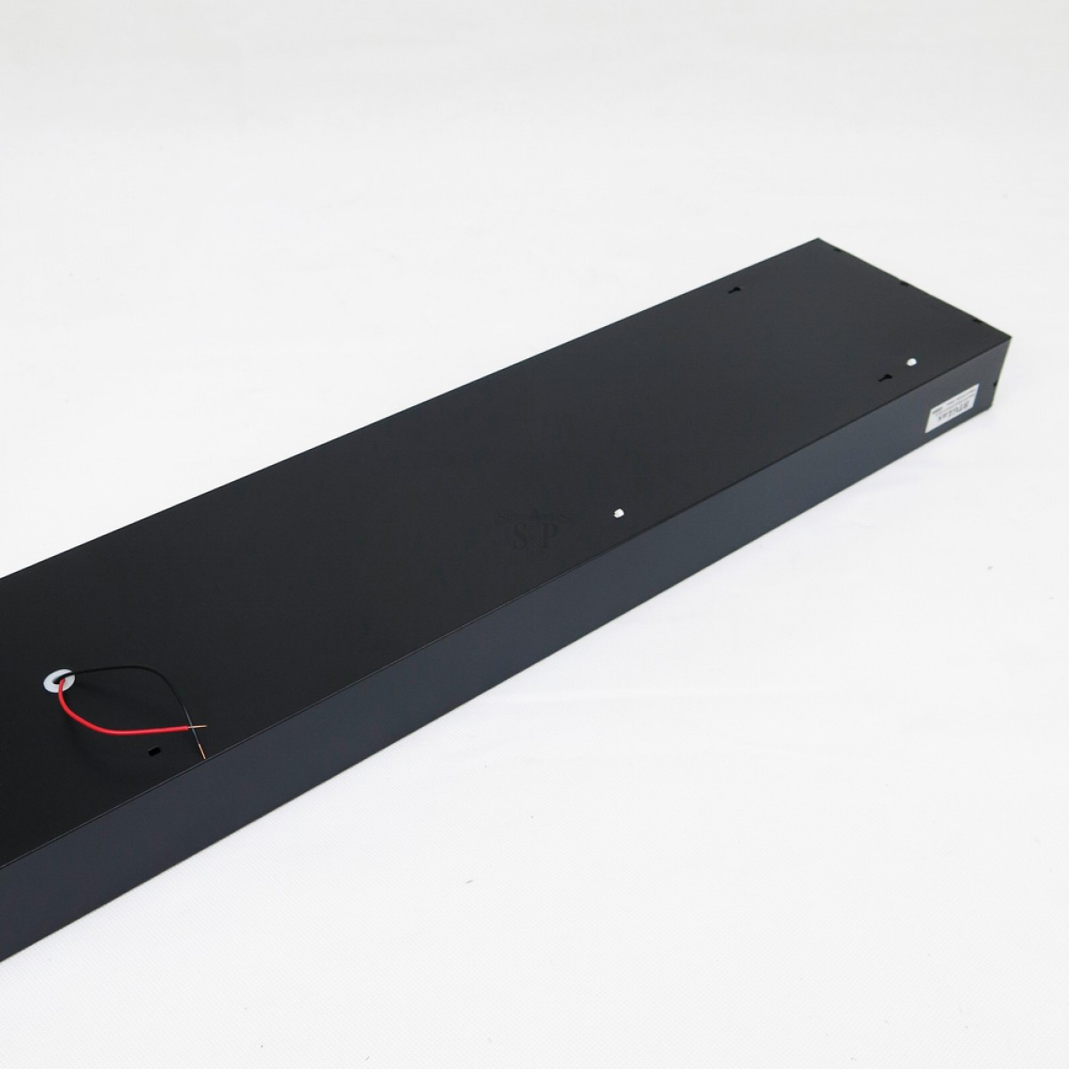 Btglux 4ft Led Triple Circuit Linear Series Opal Diffuser Casing Black C W T8 Led Tube And