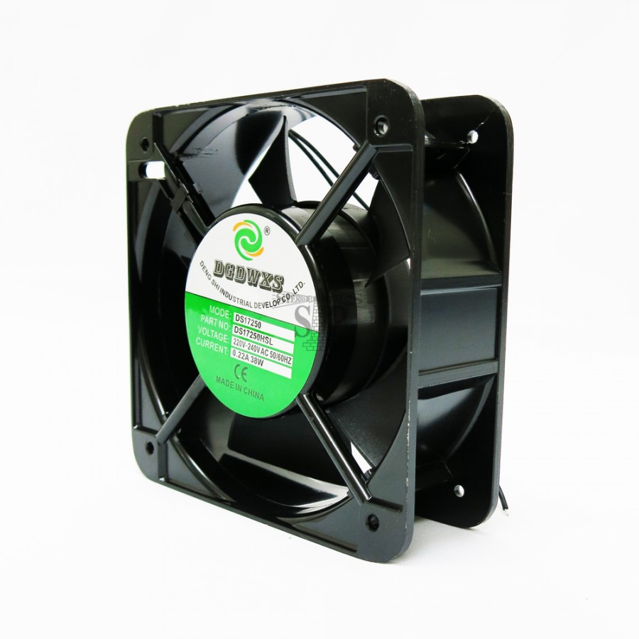 6-inch Cooling Fan for Video Player/CPU/Gaming (Black)