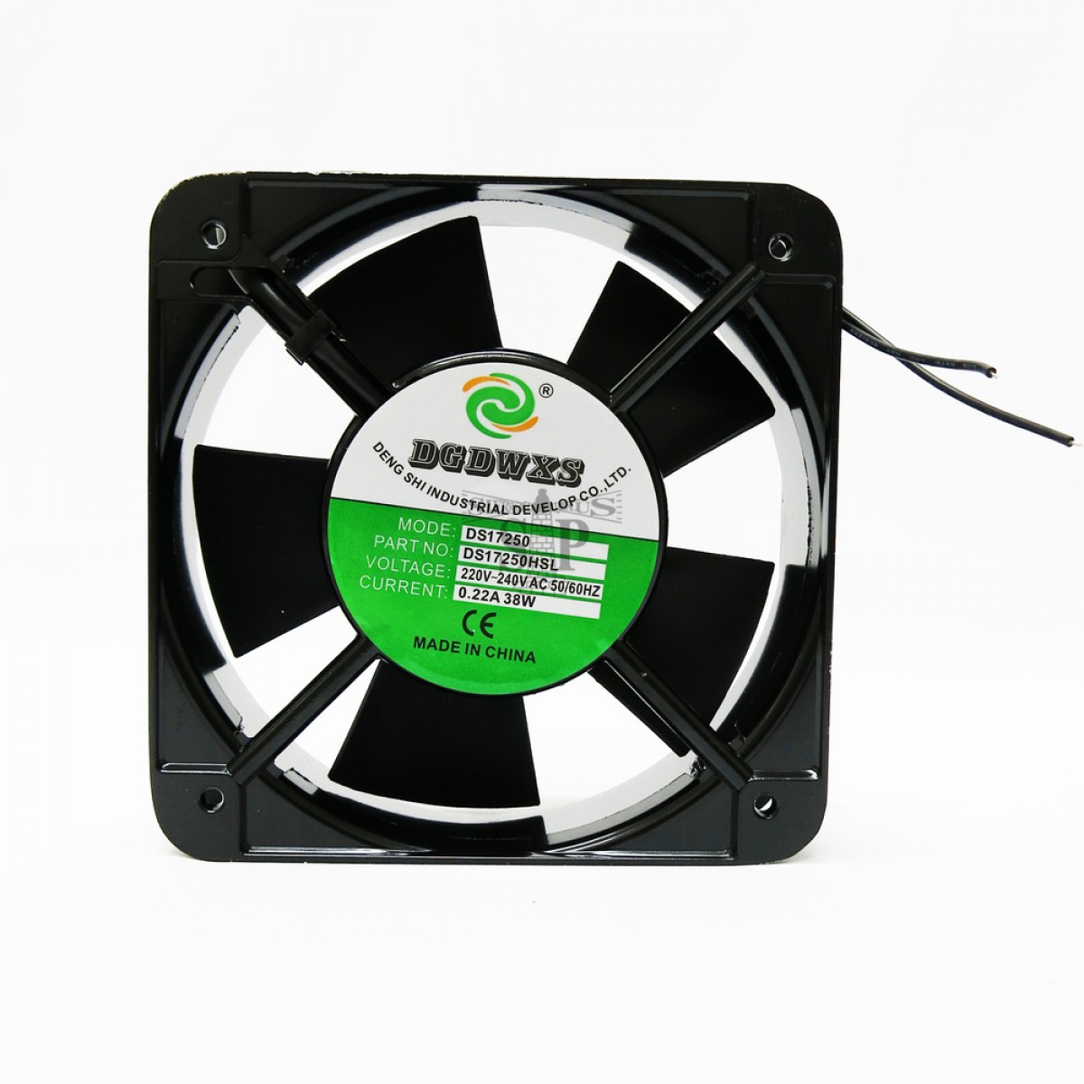 6-inch Cooling Fan for Video Player/CPU/Gaming (Black)