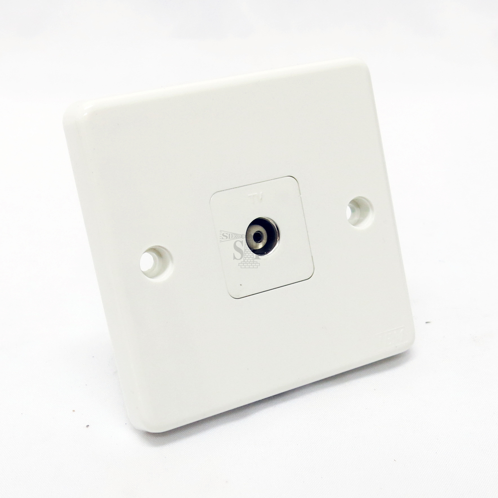 IEM 10Amp TV Socket (White)