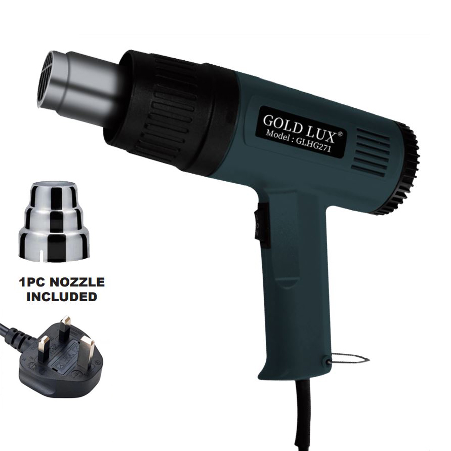 GOLD LUX GLHG271 240V 2000W Dual Temperature Electric Heat Gun / Hot ...